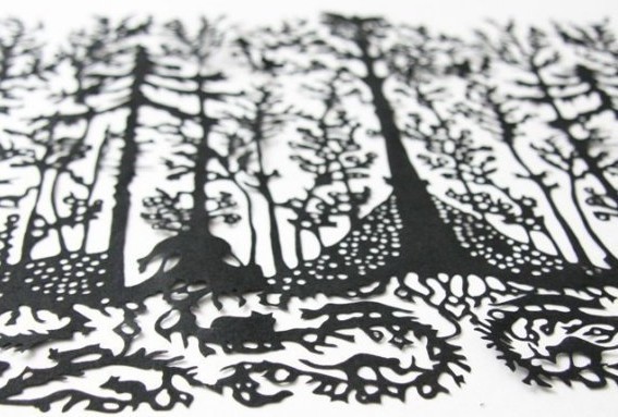 Handmade Paper Cut Out Work - Forest - Limited Edition on Luulla